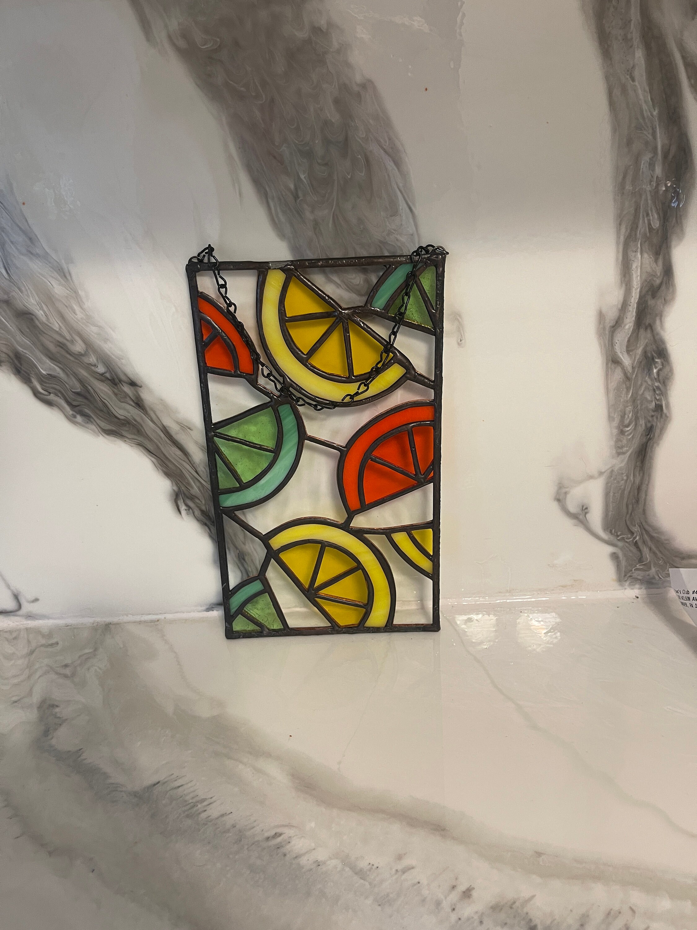 Citrus Stained Glass Suncatcher - Etsy