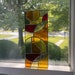 Abstract Stained Glass Suncatcher - Etsy