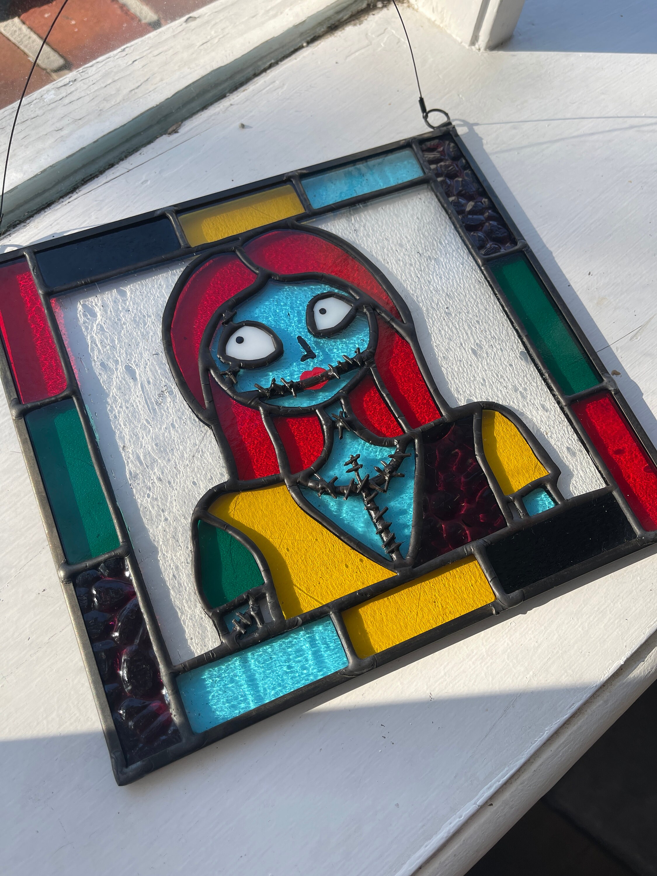 Sally Stained Glass Panel - Etsy