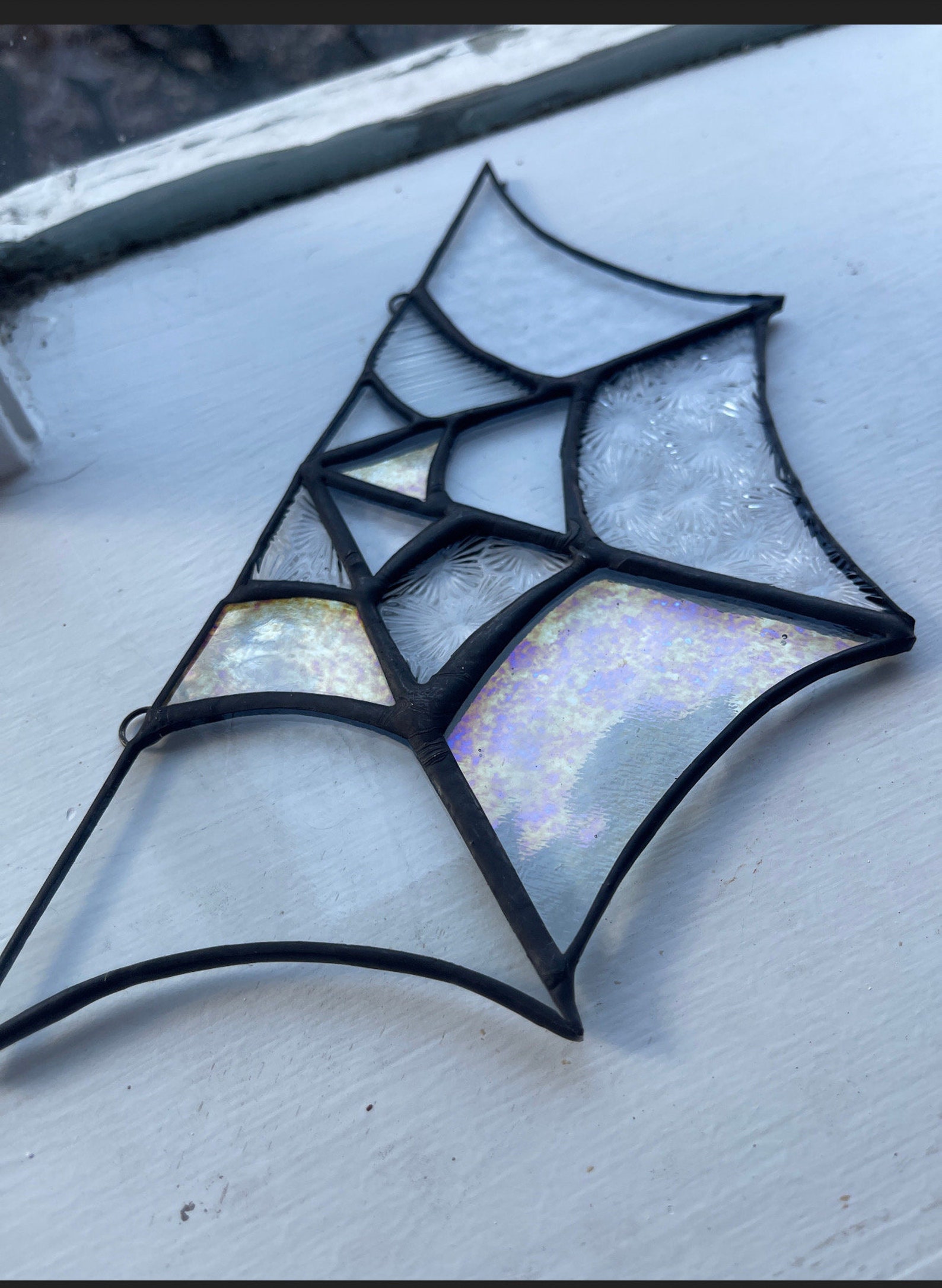 Stained Glass Spider Web Pattern - Commercial - Etsy