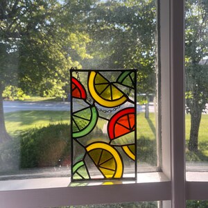 Citrus Stained Glass Suncatcher - Etsy