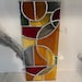 Abstract Stained Glass Suncatcher - Etsy