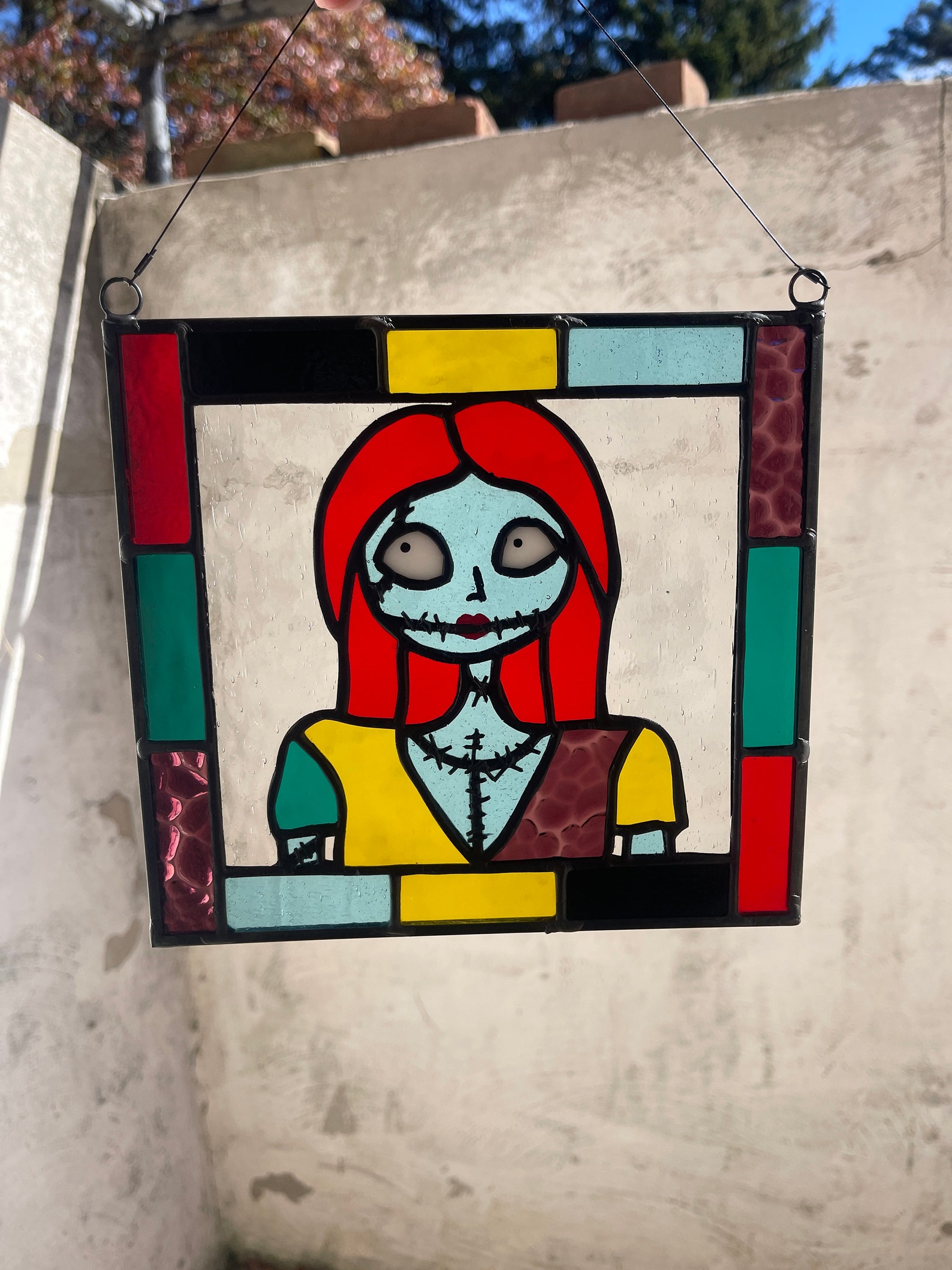 Sally Stained Glass Panel - Etsy