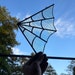 Iridescent Spider Web Stained Glass Suncatcher - Etsy