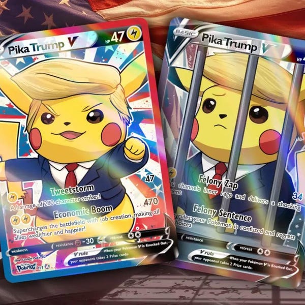 Trump Pokemoncards - Etsy