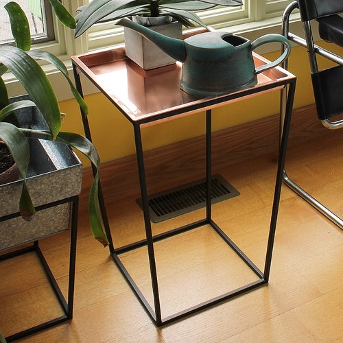 Barcelona 24h Wrought Iron Plant Stand or Side Table - Etsy