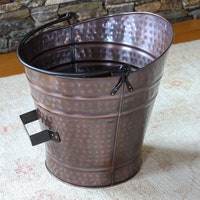 Antique Copper Bucket: 19th Century Dovetailed Planter, Rustic ...
