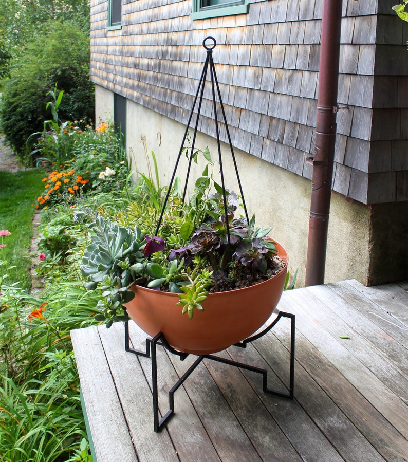 2-container Trellis Plant Support Stakes, Wrought Iron (SET of 2) - Etsy