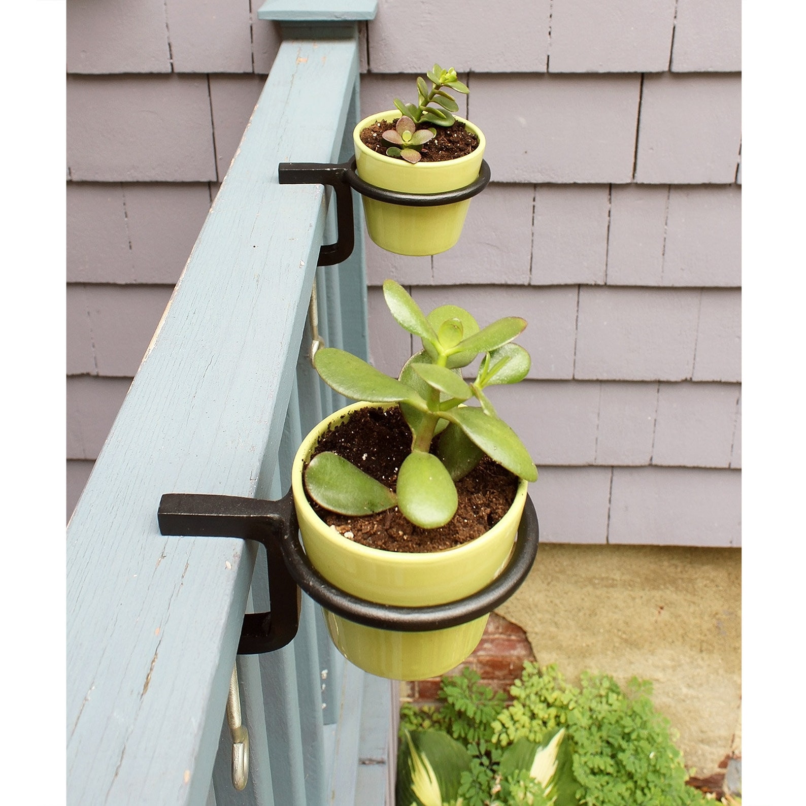 2-clamp-on 4 Flowerpot Ring/holder Railing Brackets - Etsy