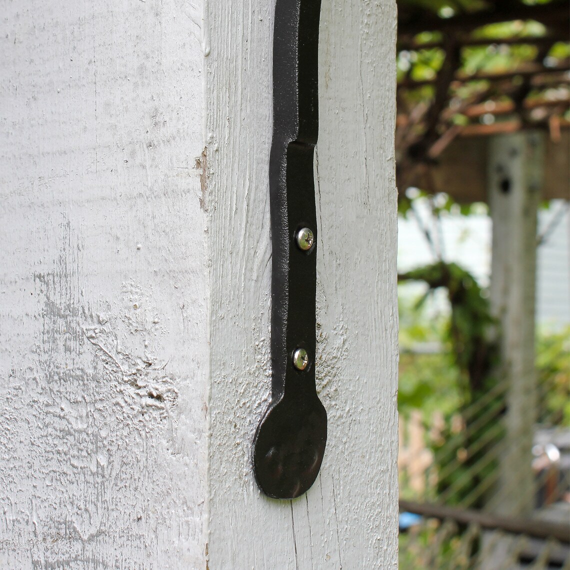 2 Arc Brackets 15 Inch Wrought Iron Wall Hook Hanger SET - Etsy