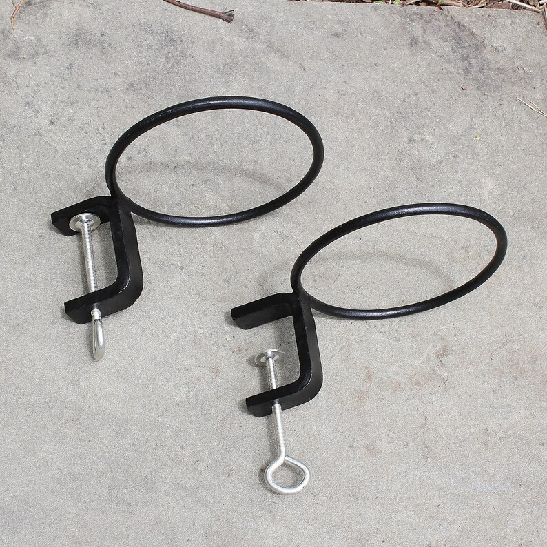 2-clamp-on 6 Flowerpot Ring/holder Railing Brackets | Etsy