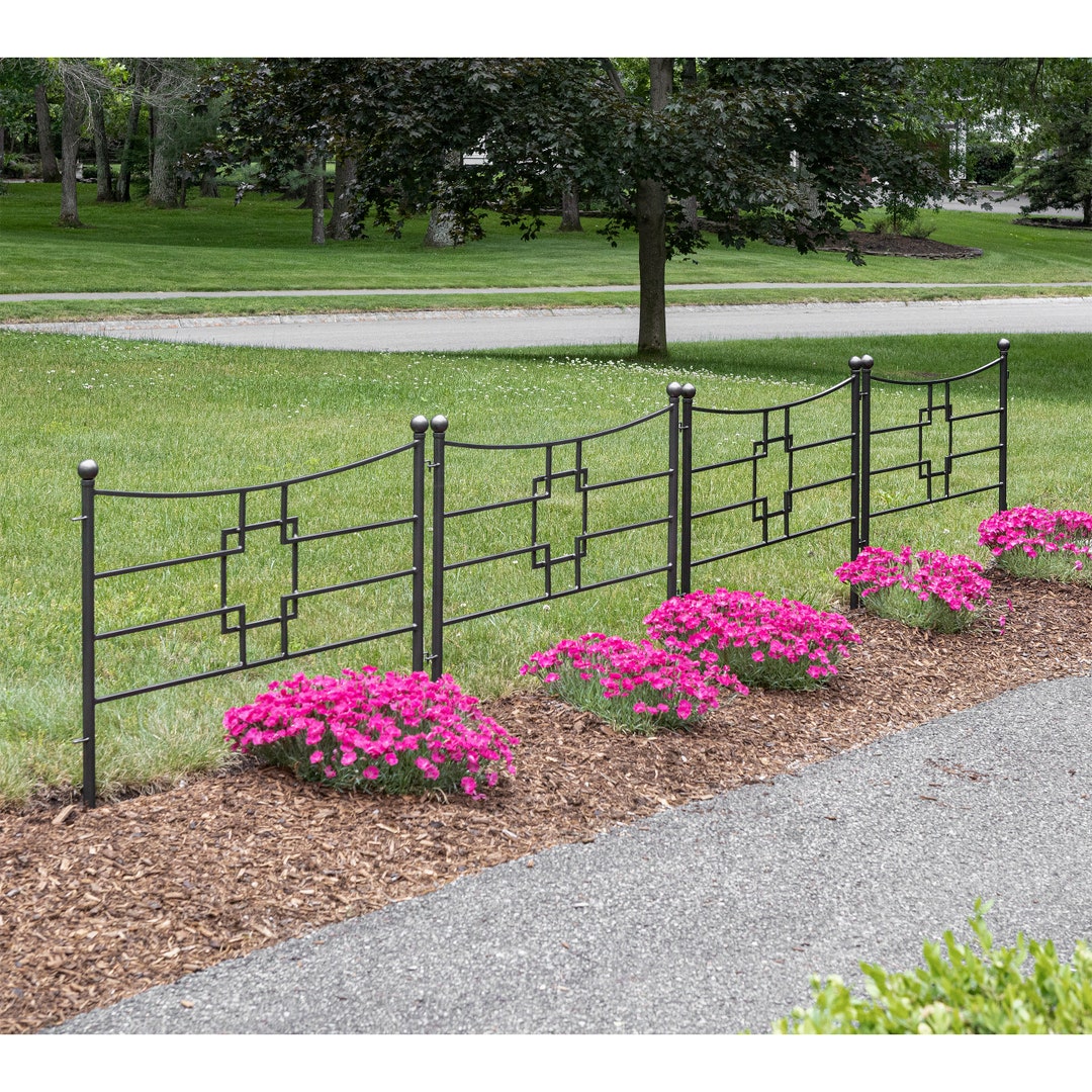 Right-angled Border Fencing Wrought Iron 4 Interlocking - Etsy