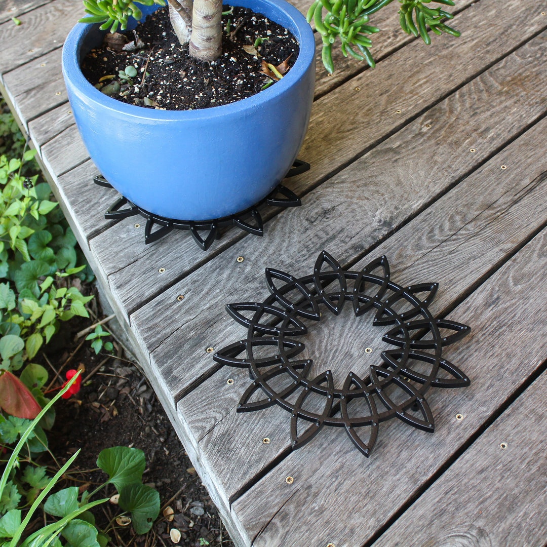Sunburst 8 Cast Iron Trivets for Plant Woodstove - Etsy
