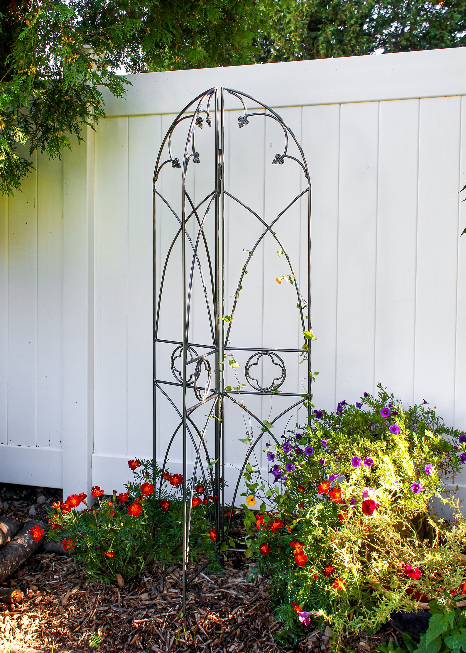 Gothic Tower Trellis Free-standing for Garden 75h - Etsy