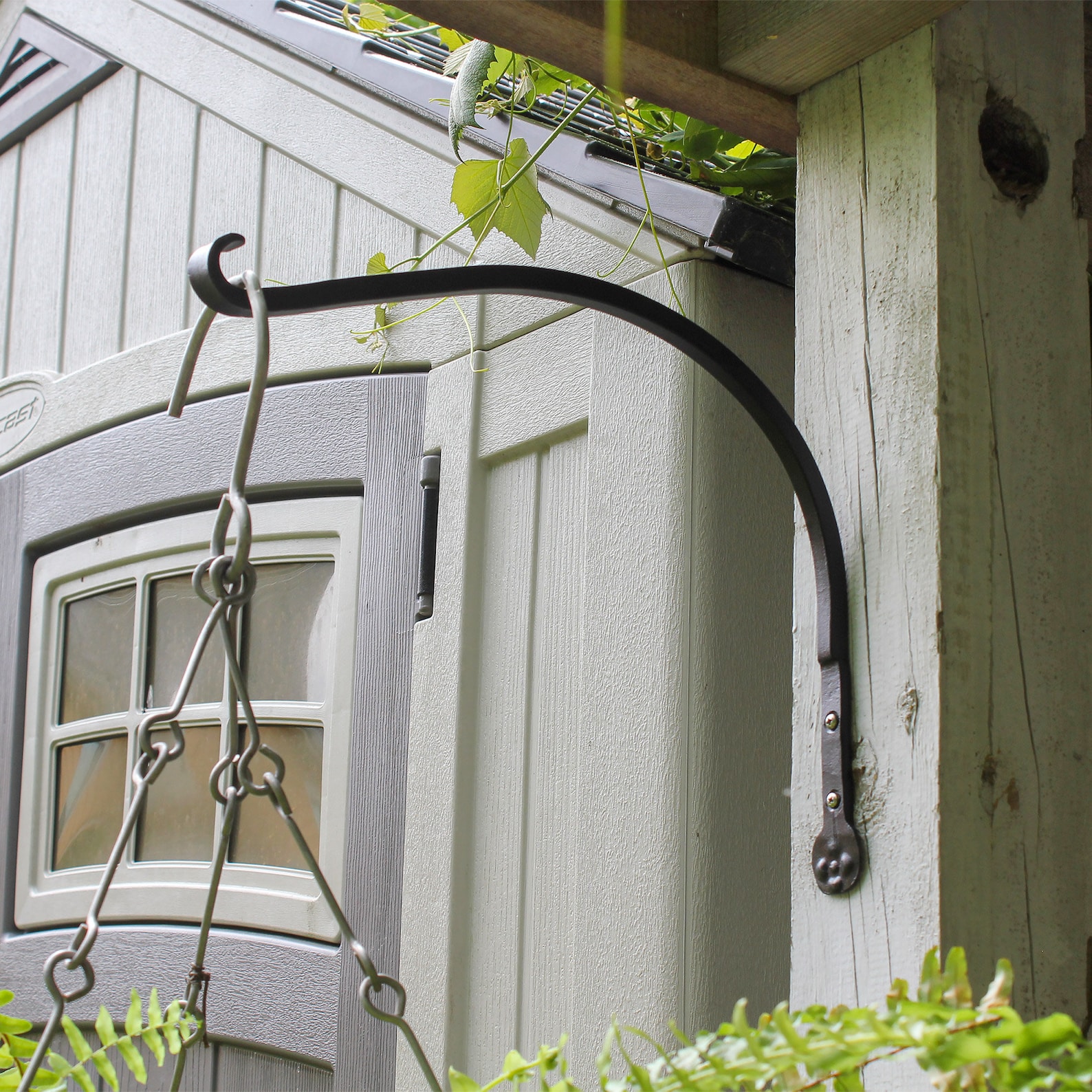 2- Arc Brackets, 15 Inch, Wrought Iron Wall Hook Hanger (SET of 2) - Etsy