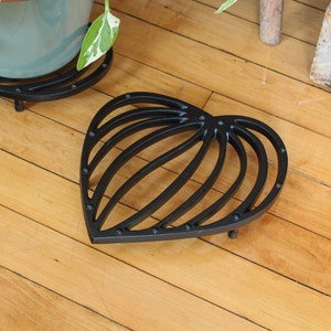 Leaf-shaped Cast Iron Trivets for Plant Woodstove Tabletop - Etsy