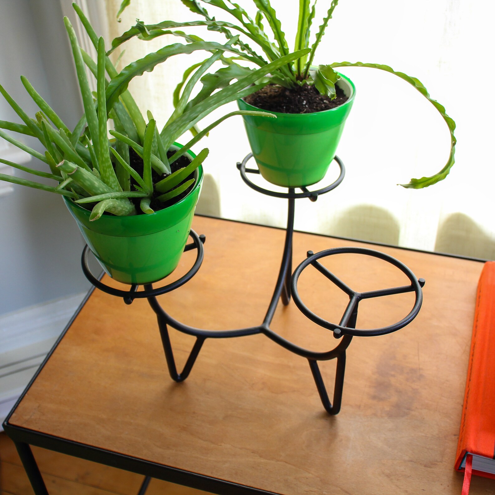 Orbit Modern Triple Plant Stand - Etsy