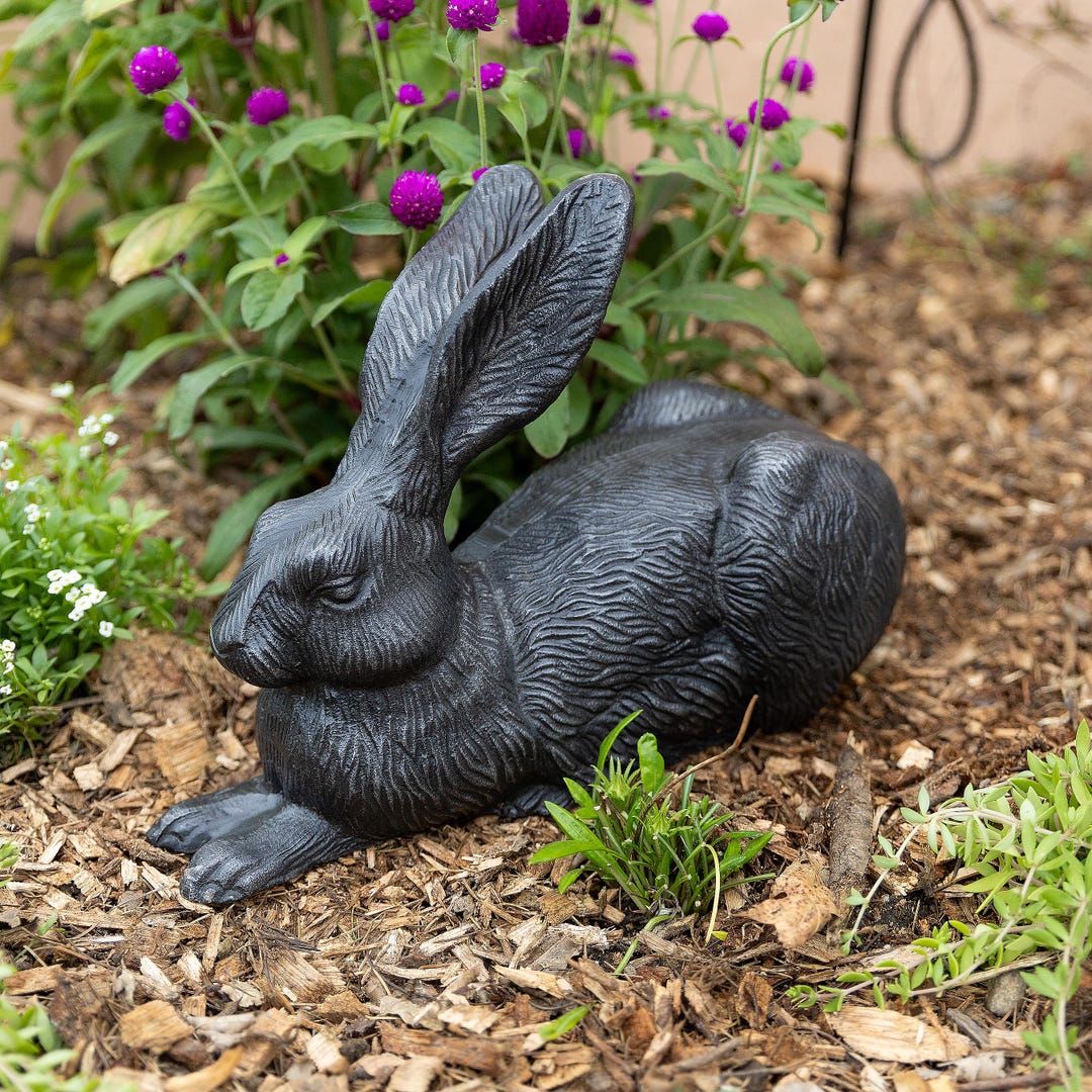 Rabbit Garden Statue Sculpture - Etsy