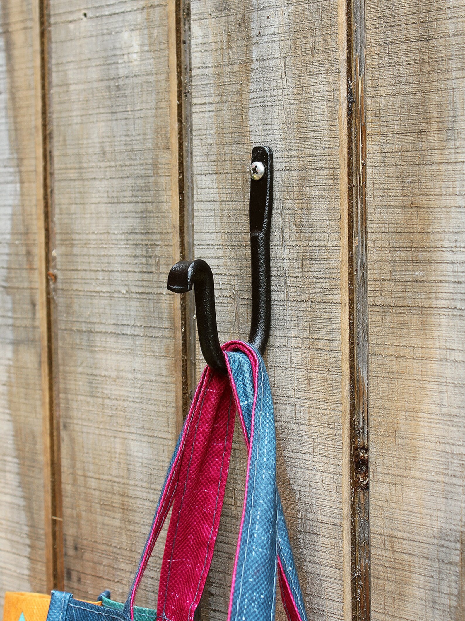 3-wrought Iron J-hooks 4-inch set of THREE - Etsy