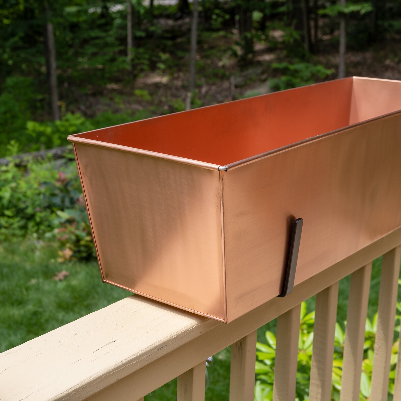 35"l Solid Copper Window Flower Box Planter- Large - Etsy