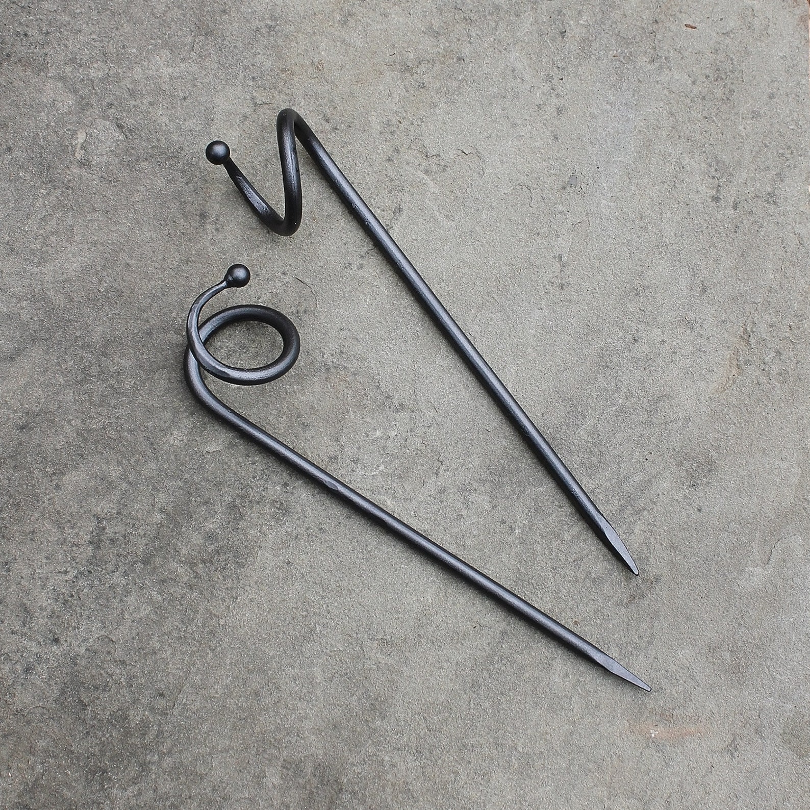 6-hose Guides With Ball Ends, Wrought Iron (SET of 6) - Etsy