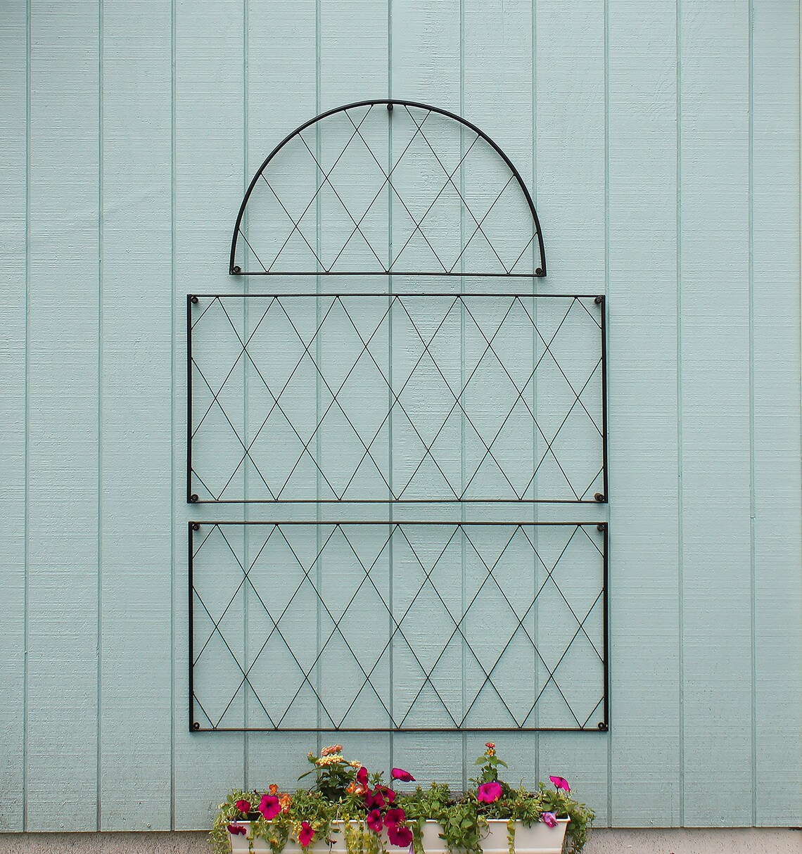 Cottage Garden Trellis Wall-mounted 2 Piece 46 X | Etsy