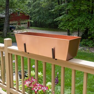 35"l Solid Copper Window Flower Box Planter- Large - Etsy