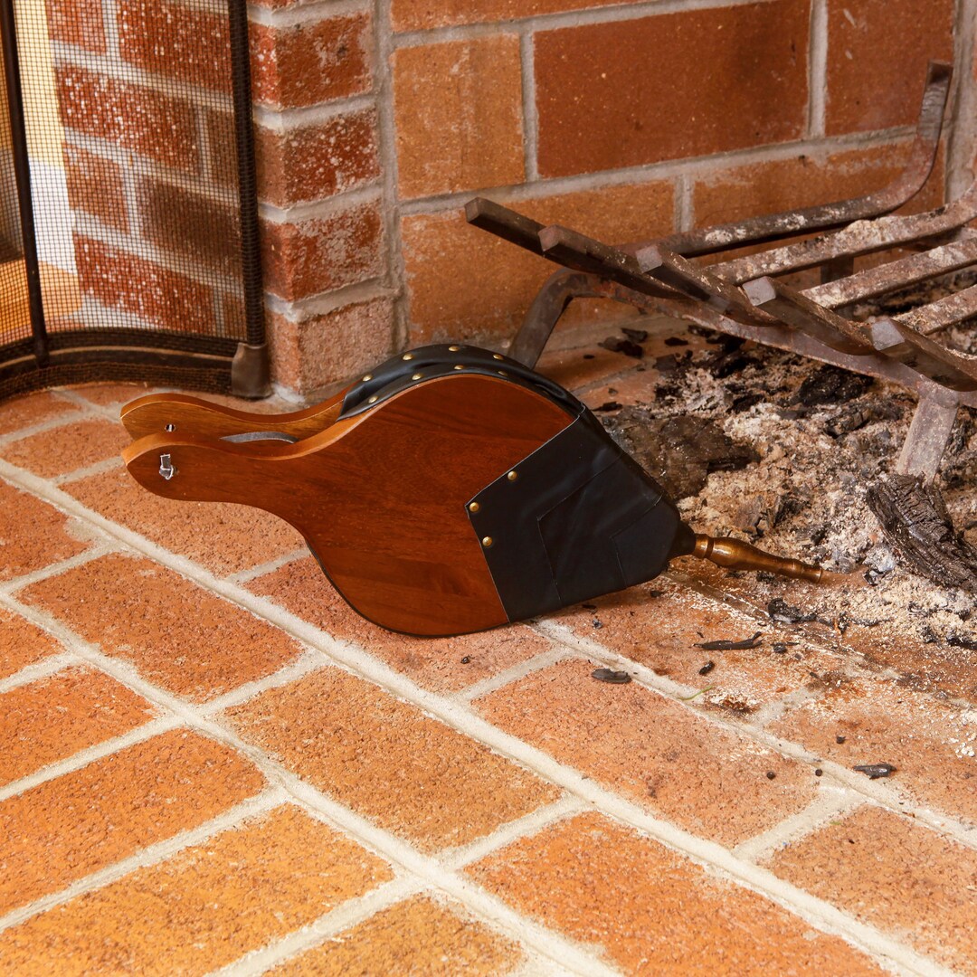 Fireplace Bellows - Country - Handmade - Real Leather - Etsy