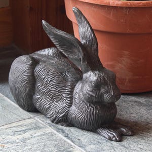 Rabbit Garden Statue Sculpture - Etsy