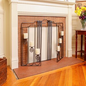Sample Sale -art Deco Summer Fireplace Screen - Etsy