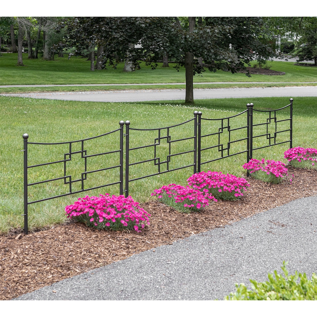 Right-angled Border Fencing Wrought Iron 4 Interlocking - Etsy