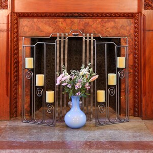 Sample Sale -art Deco Summer Fireplace Screen - Etsy