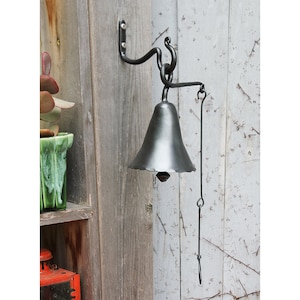 Wrought Iron Bell With Optional Hanging Hook, Small - Etsy