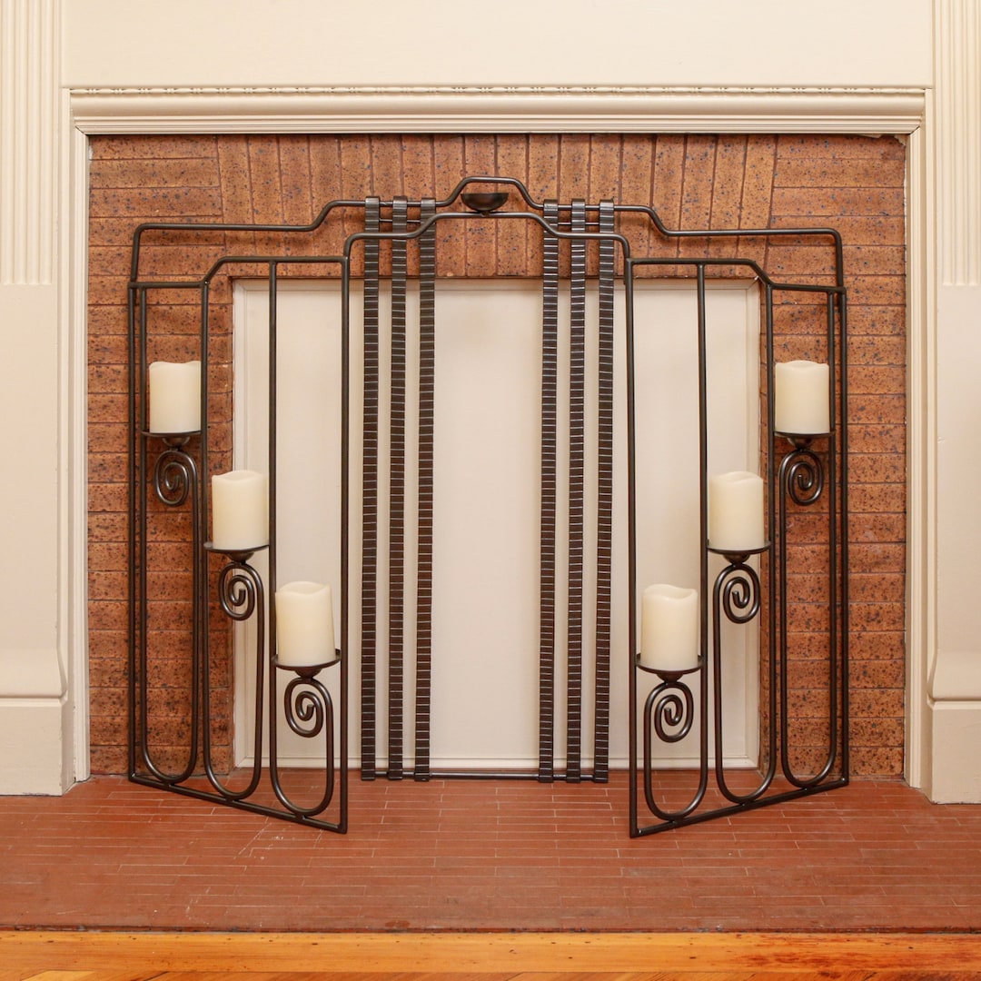Sample Sale -art Deco Summer Fireplace Screen - Etsy