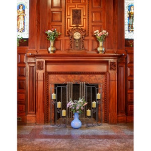 Sample Sale -art Deco Summer Fireplace Screen - Etsy