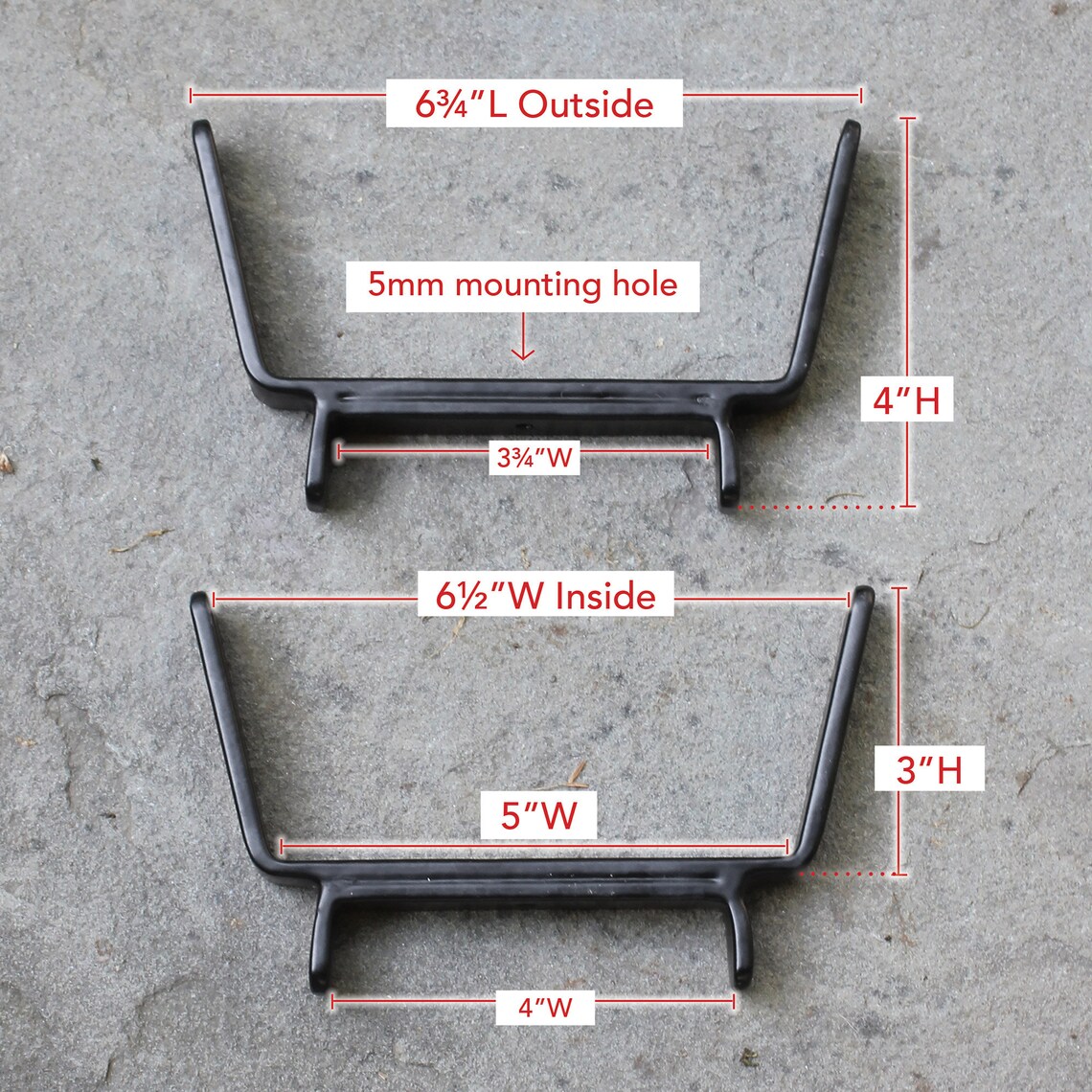 Railing Brackets fit 2x4 or 2x6 for 6 Window and - Etsy