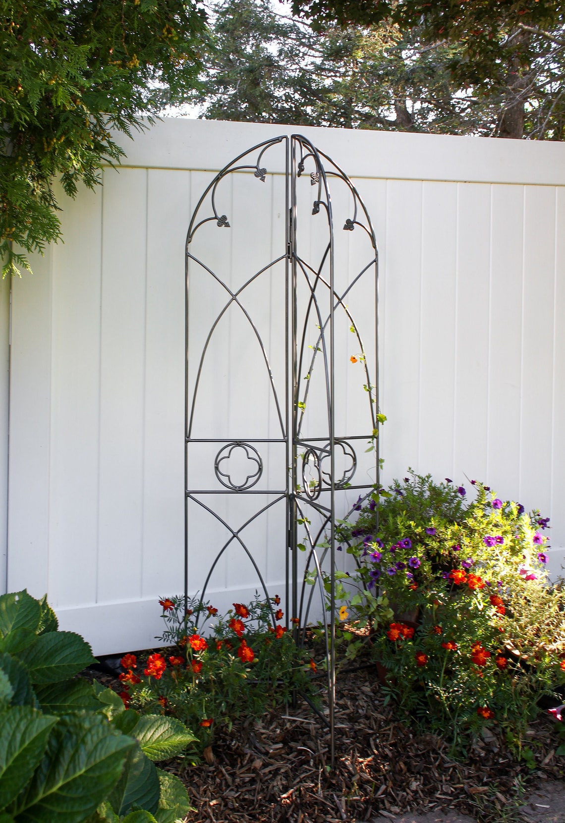 Gothic Tower Trellis Free-standing for Garden 75h - Etsy