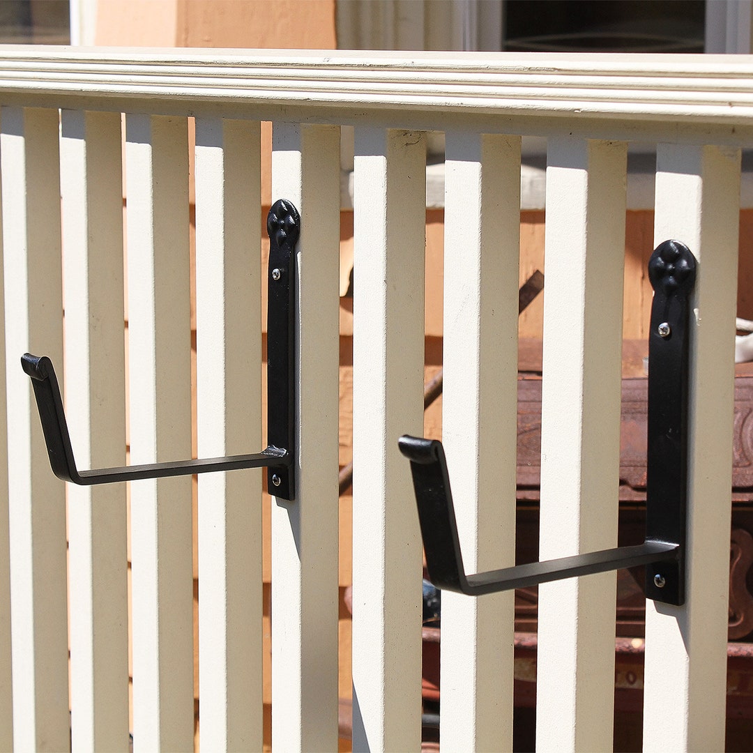 6" Brackets for Window and Flower Boxes, Wrought Iron - Etsy