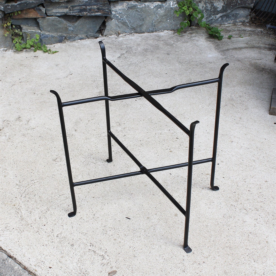 Folding Wrought Iron Stand With 24 Tray - Etsy