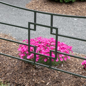 Right-angled Border Fencing Wrought Iron 4 Interlocking 24 Sections - Etsy