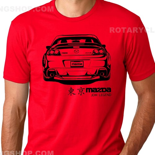 Mazda Rx-7 Fc T-shirt Jdm Legend Collection Wankel Engine - Etsy
