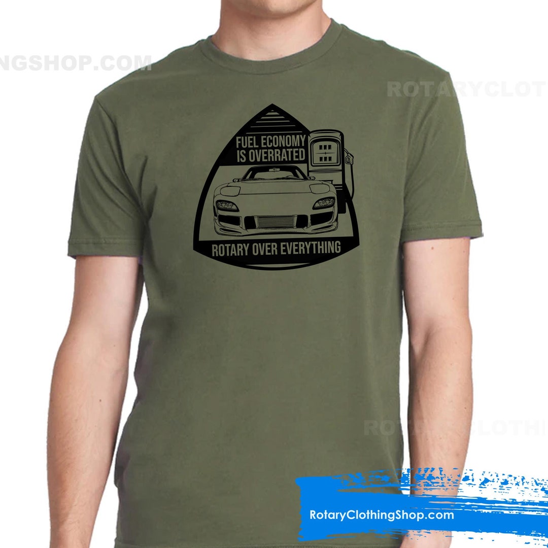 Rotary Over Everything T-shirt - Mazda Rx7 Shirt -13B - Fd3s - Wankel ...