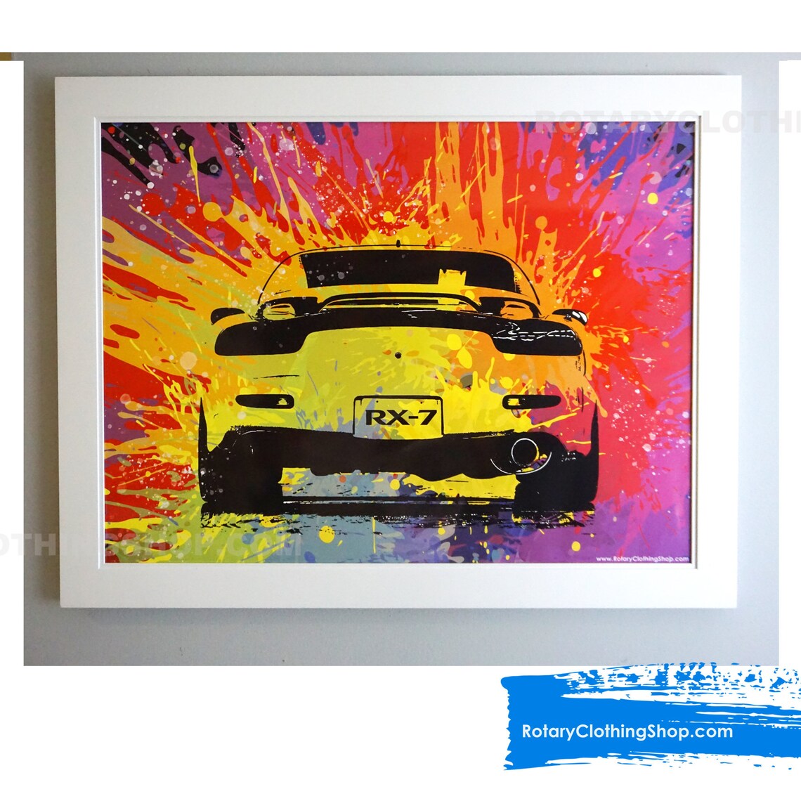 Mazda Rx-7 FD3S Splash RX7 Poster Artwork Rotary Engine - Etsy