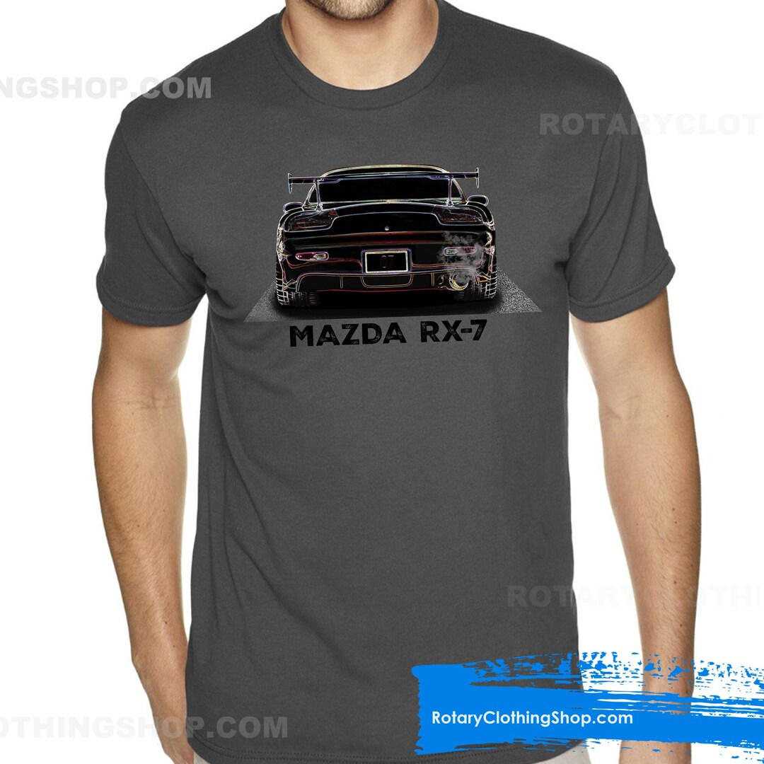 Mazda RX7 FD T-shirt- Rx7 3rd Gen Colorful _JDM Legend - Rotary Engine ...
