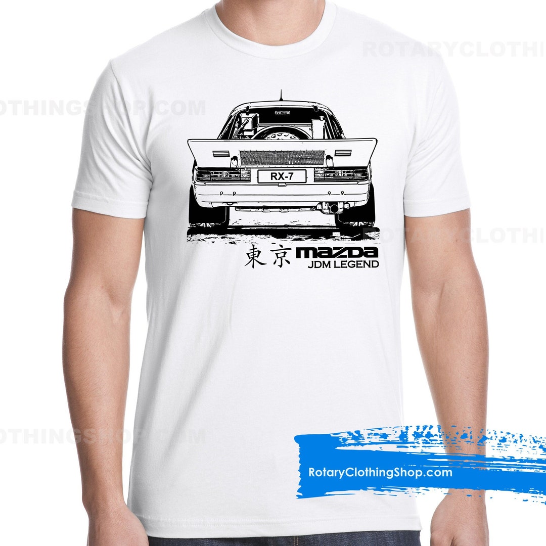 Mazda Rx7 Tshirt- Rx7 Group B Rally Racing Car - Rx-7 FB Rotary Power ...