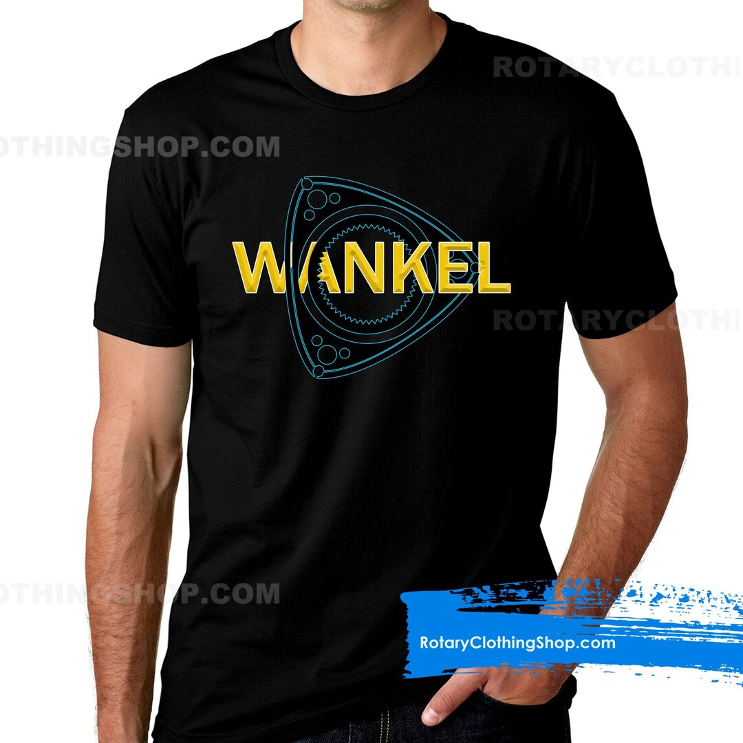 Neon Wankel- Rotary Engine T-shirt- Mazda RX7 Tshirt - Rx8 - Rx3 - Rx4 ...