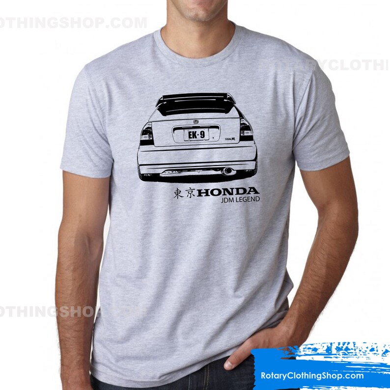 Honda Civic EK9 Type R Civic T-shirt Jdm Legend Collection - Etsy