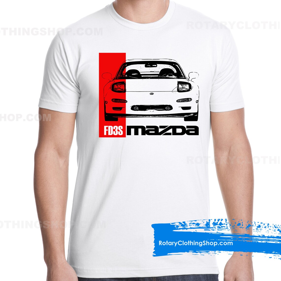 Mazda RX7 Fd3s T-shirt- the 3rd Gen- Rotary Engine - Wankel -rx7 FD T ...