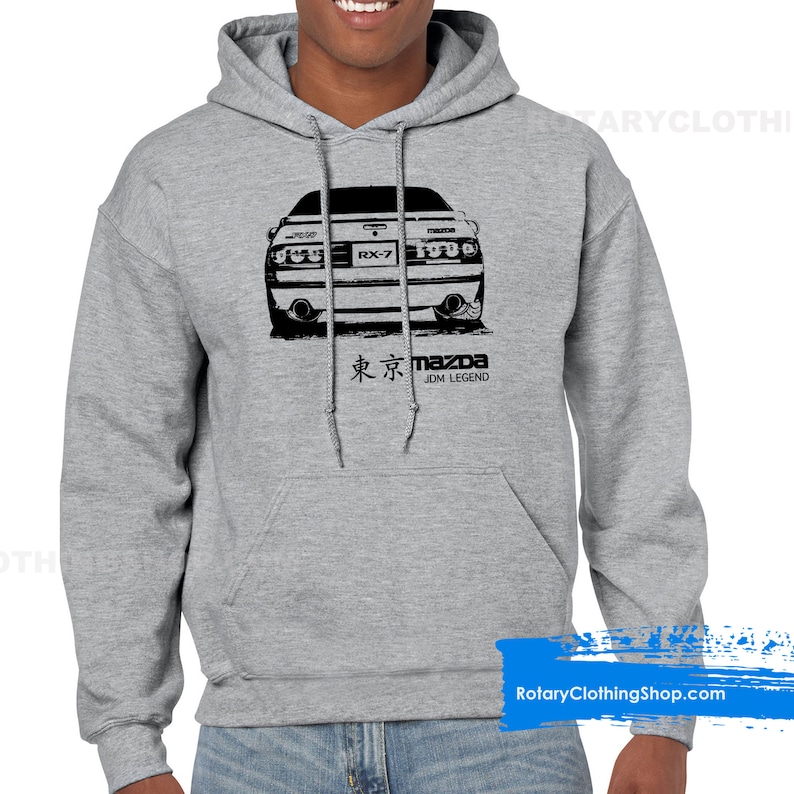 Mazda Rx-7 FC Sweater Jdm Legend Rx7 Hoodie Rotary Power Vehicles ...