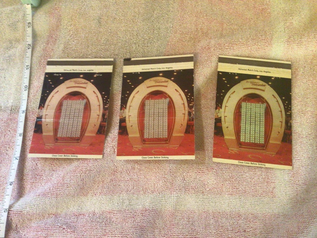 3 Vintage Las Vegas Match Covers - Etsy